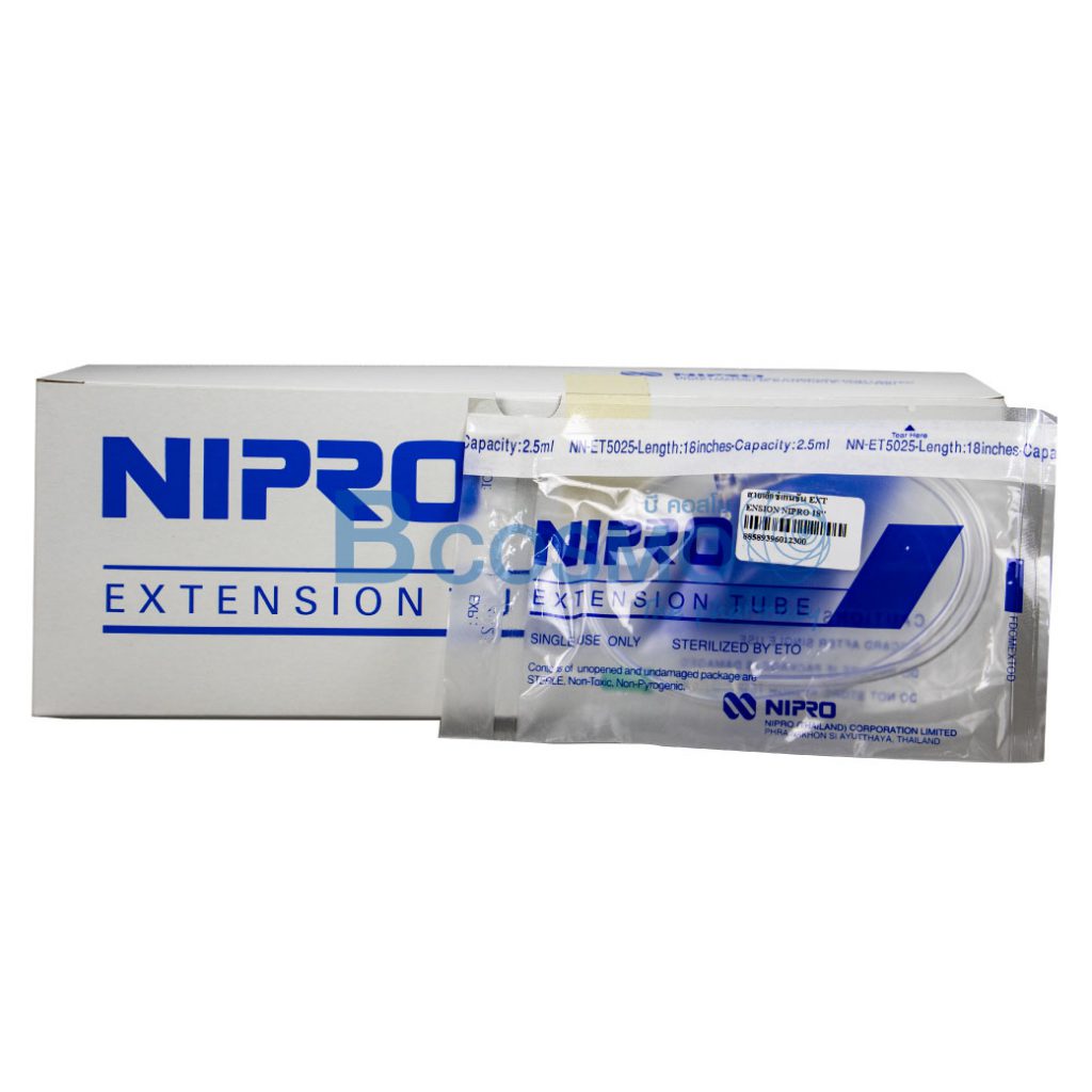 สายเอ็กซ์เทนชั่น EXTENSION NIPRO 18 " [50 ชิ้น/แพ็ค] - Bcosmo จำหน่าย ...